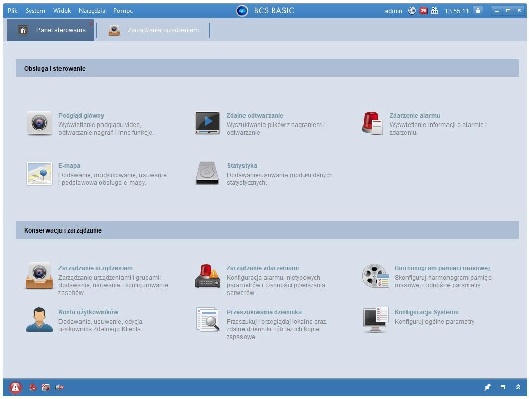BCS Basic Manager - Zarządzanie urządzeniami BCS Basic